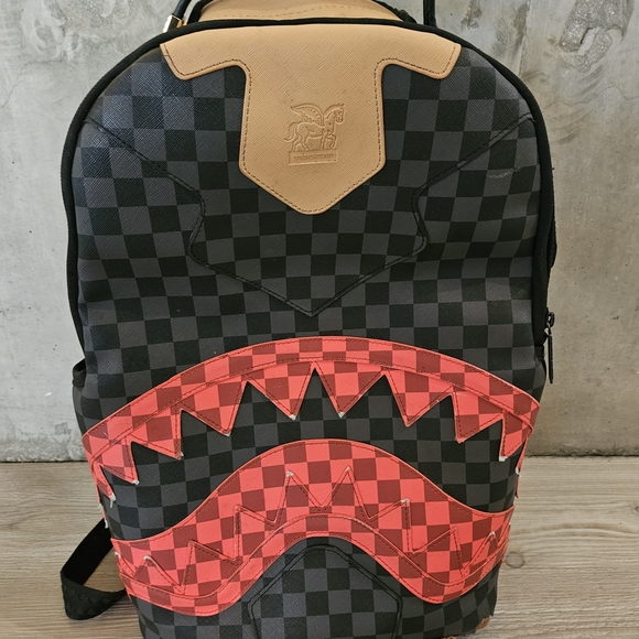 Sprayground | Bags | Sprayground Evil Genius Checkered Black And Red ...